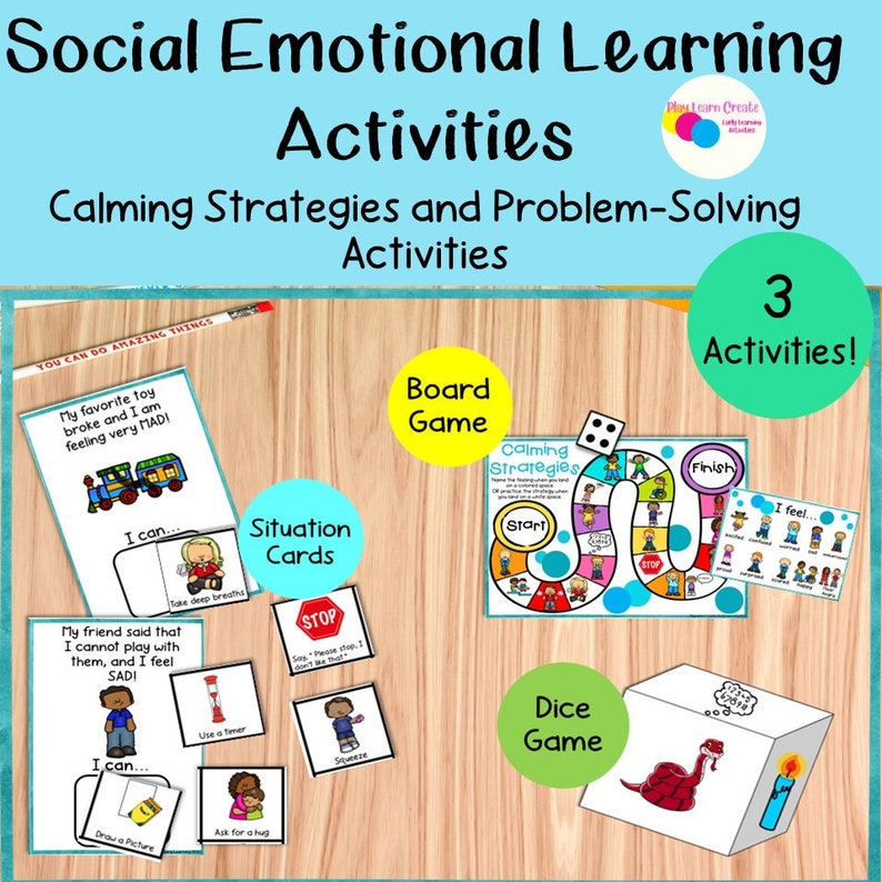 Social Emotional Learning Activities, Social Skills Activities, Calming ...