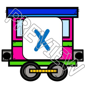 Printable Name Train, Custom Name Train, Train Learning, Train Puzzle ...