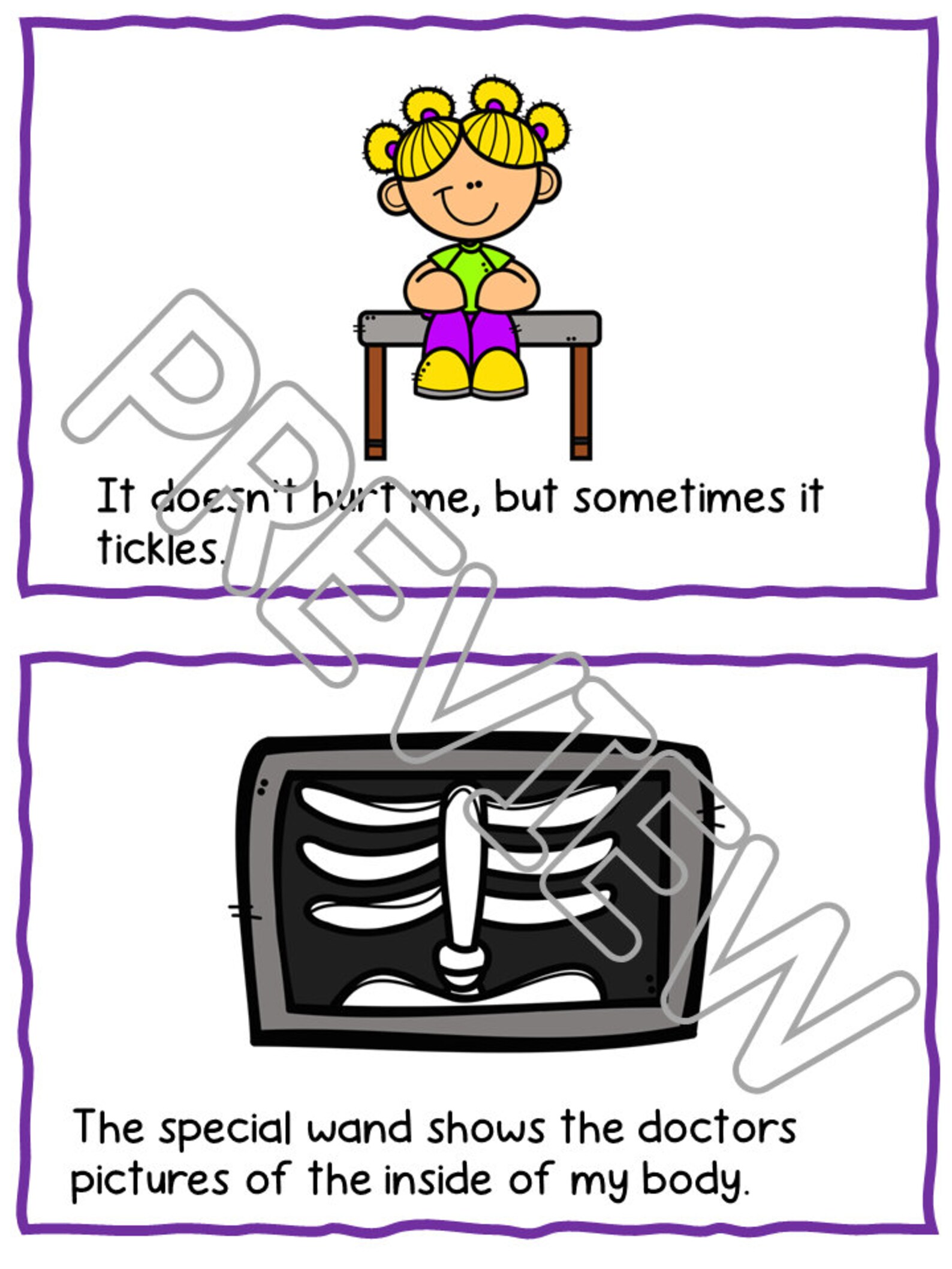 Getting an Ultrasound Social Skills Story, Printable Social Skills ...