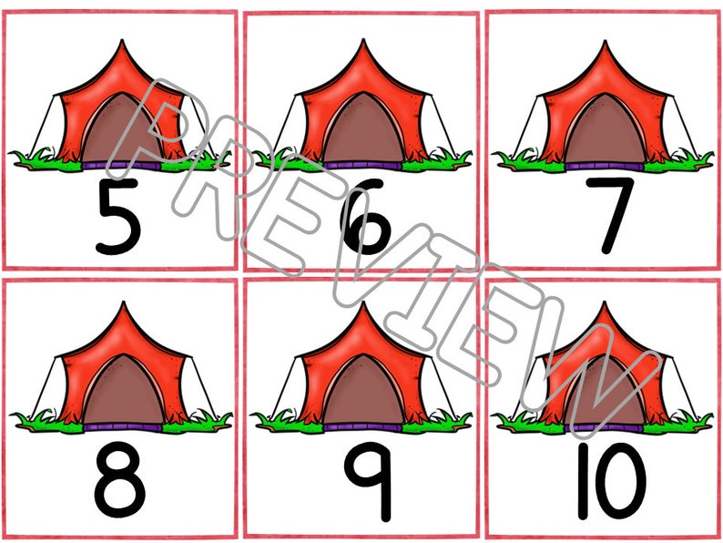 Camping Theme Printables, Printable Letter Activities, Preschool ...