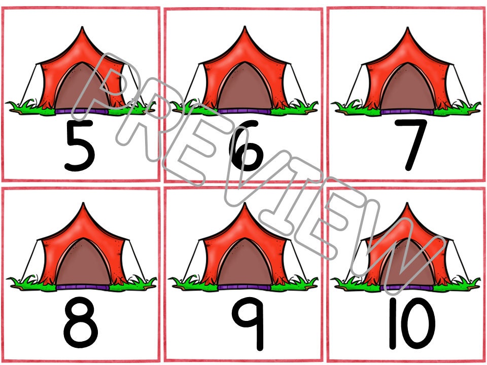 Camping Theme Printables, Printable Letter Activities, Preschool ...