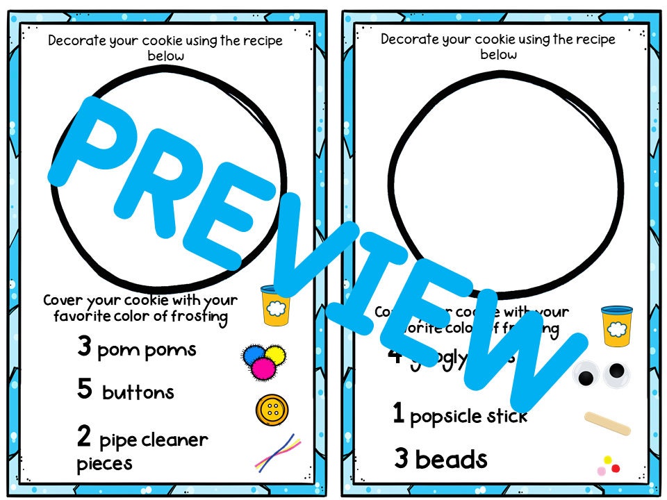 Cookie Playdough Mat, Bakery Theme Playdough, Playdough Learning ...
