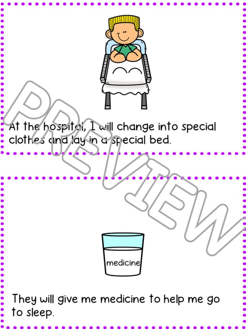 Getting Ear Tubes Social Skills Story, Printable Social Skills Story ...