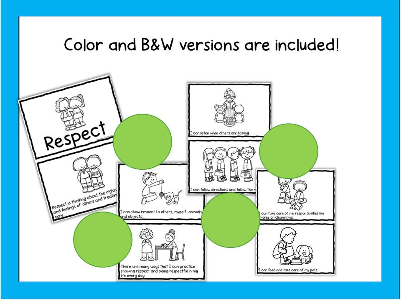 Respect Social Skills Story for Social Emotional Learning in Preschool ...