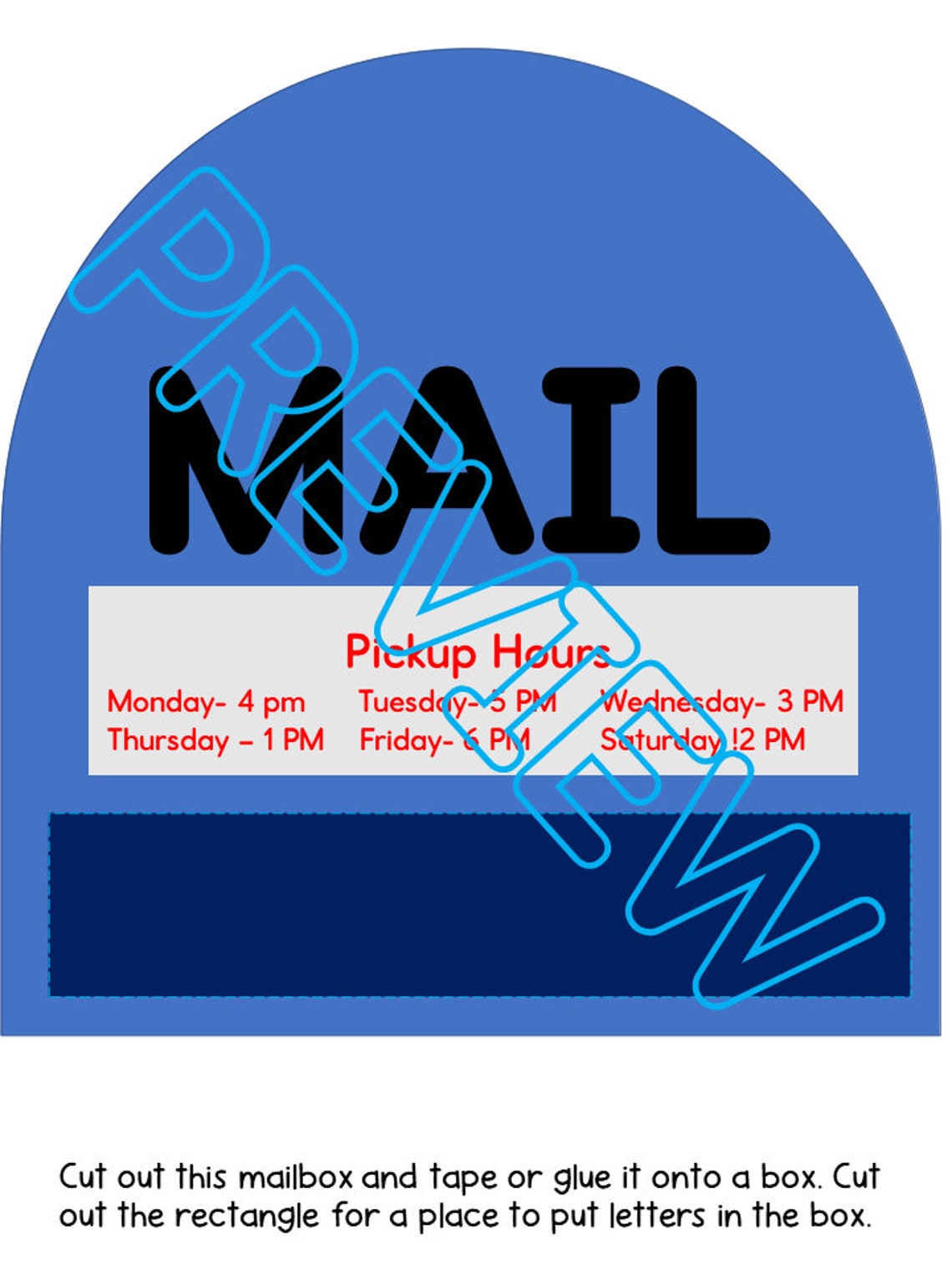 Post Office Dramatic Play Set, Printable Play, Pretend Play Kit ...