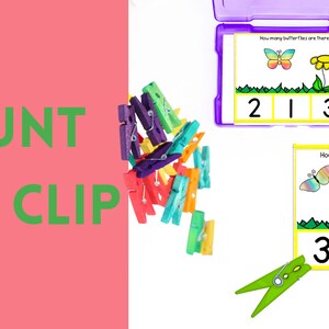 Butterfly Lesson, Math Task Cards, Preschool Math Activity, Prek Math ...