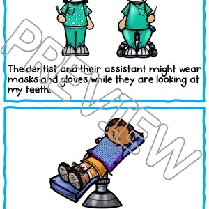 Going to the Dentist Printable Social Skills Story, First Dentist Visit ...