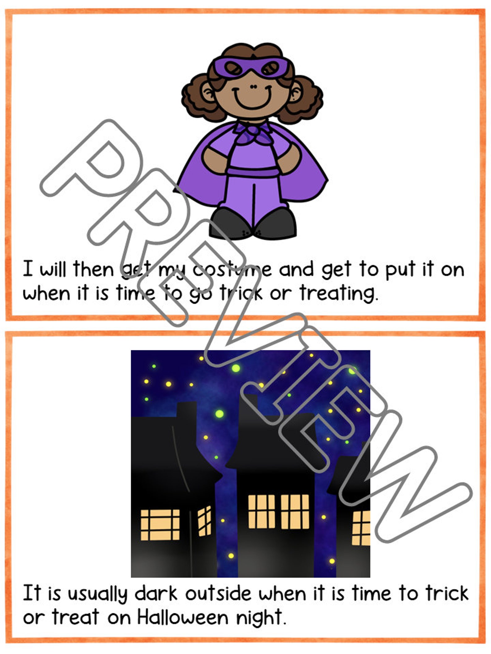 Trick or Treating Social Skills Story, Halloween Social Skills Story ...