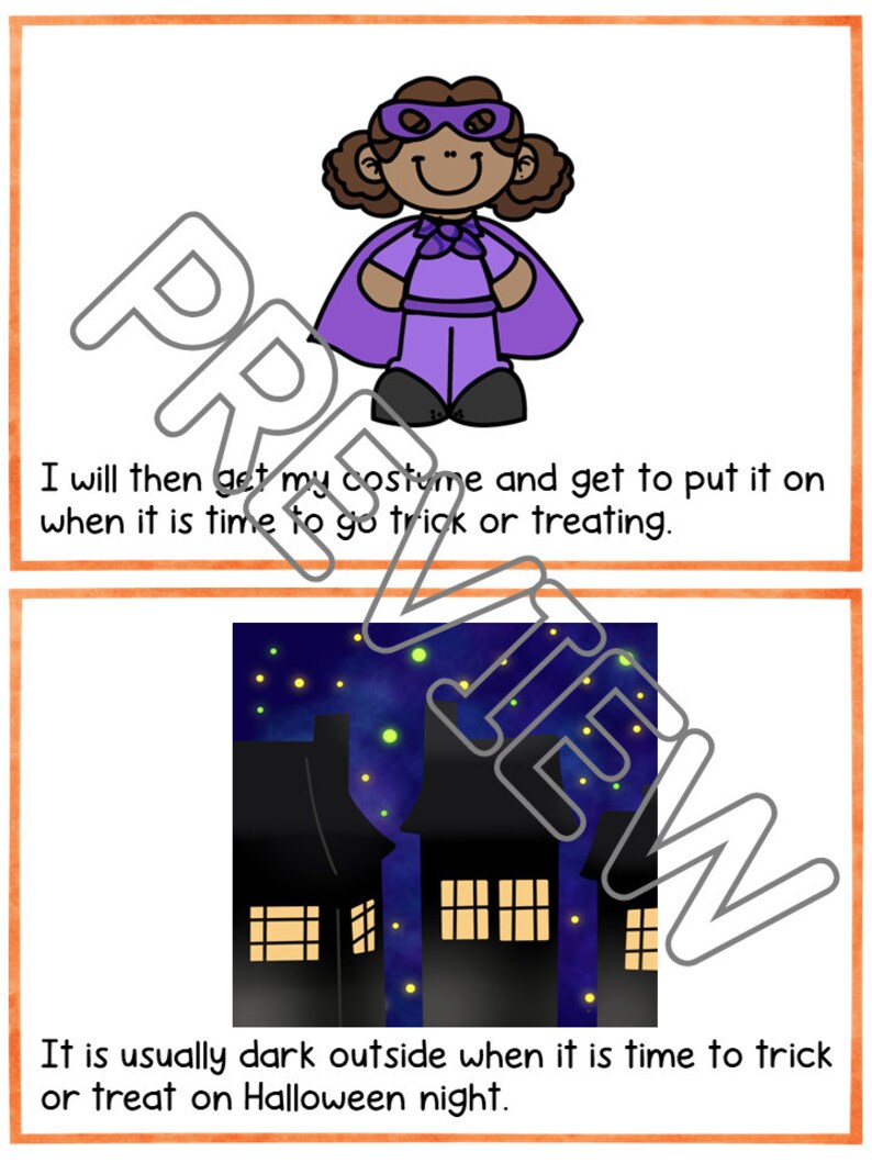 Trick or Treating Social Skills Story, Halloween Social Skills Story ...