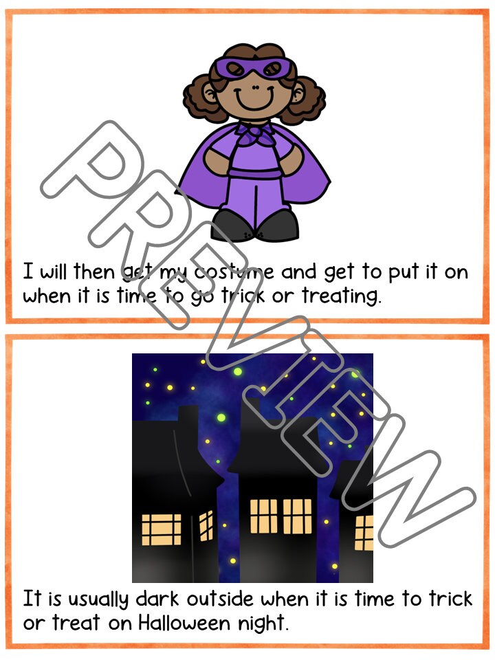 Trick or Treating Social Skills Story, Halloween Social Skills Story ...