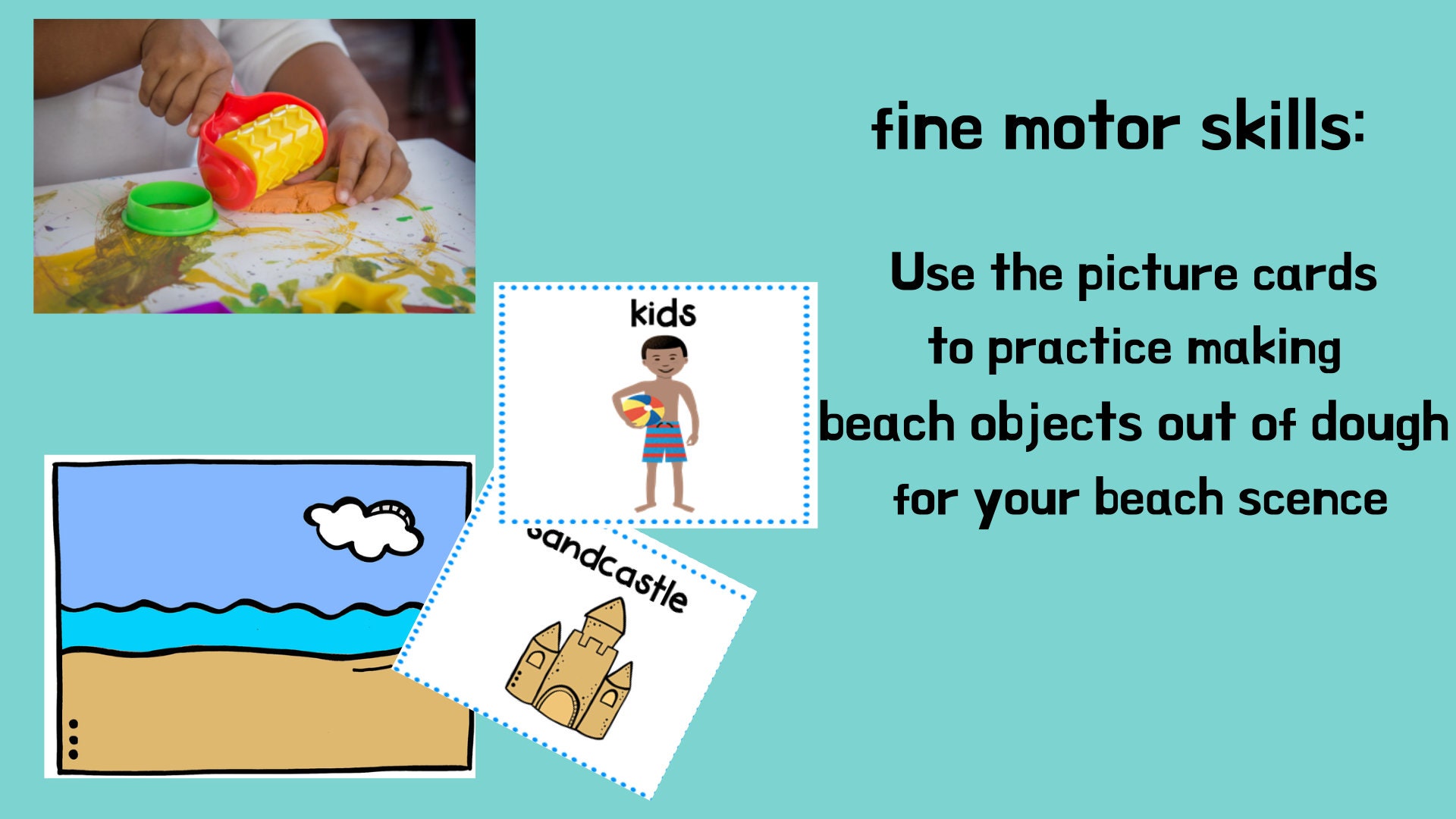 Beach Theme, Playdough Learning Mats, Dough Mats, Playdough Mats ...