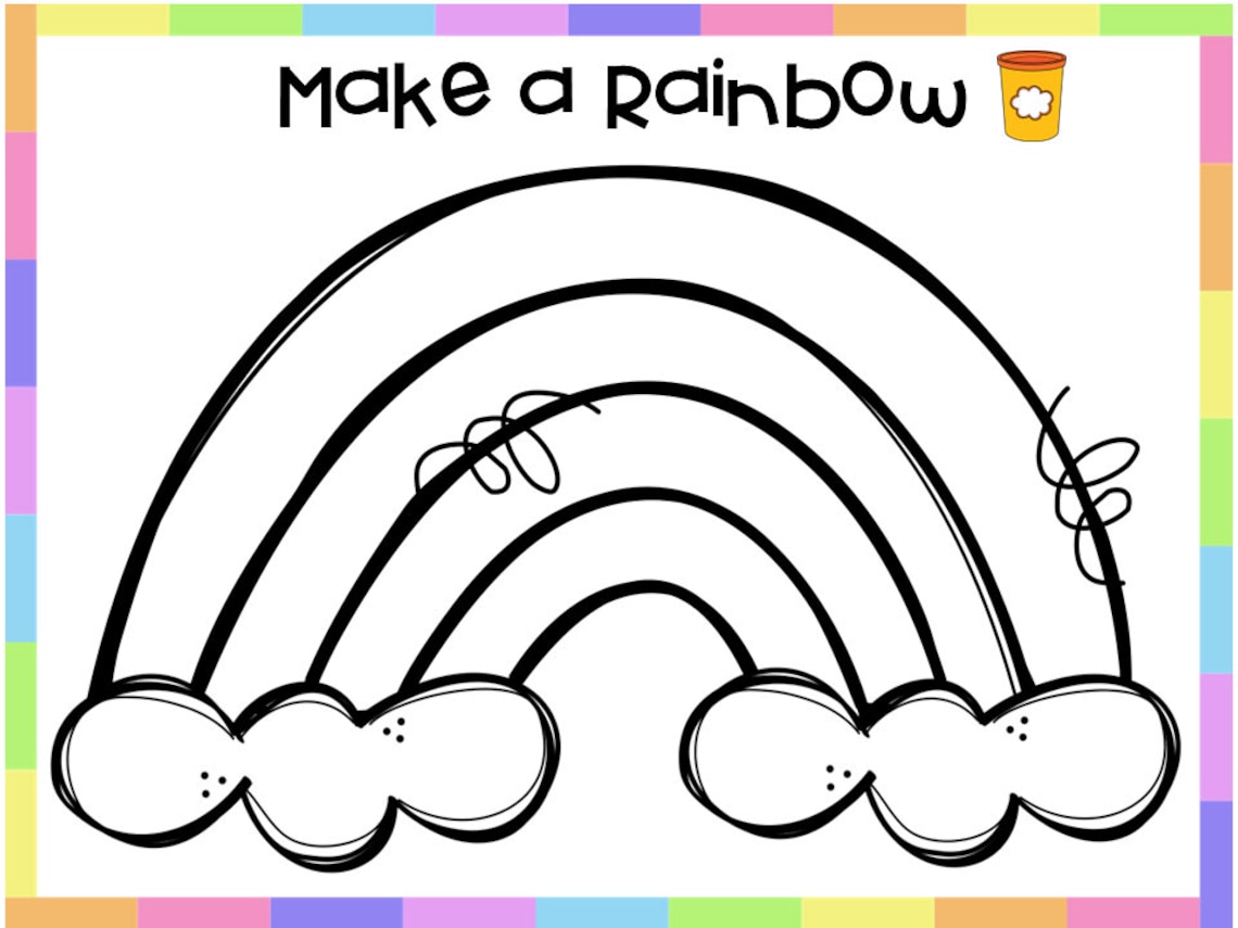 Easter Playdough Mats, Bunny Playdough Mats, Easter Playdough ...