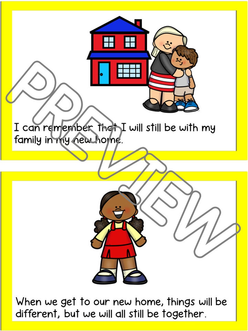 Moving Social Skills Story, Printable Social Story, New House Story ...