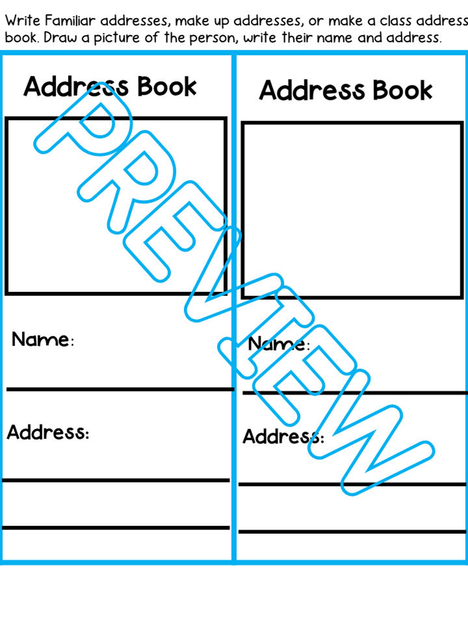 Post Office Dramatic Play Set, Printable Play, Pretend Play Kit ...