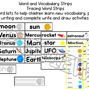 Space Theme Learning, Space Writing Center, Space Theme Preschool ...