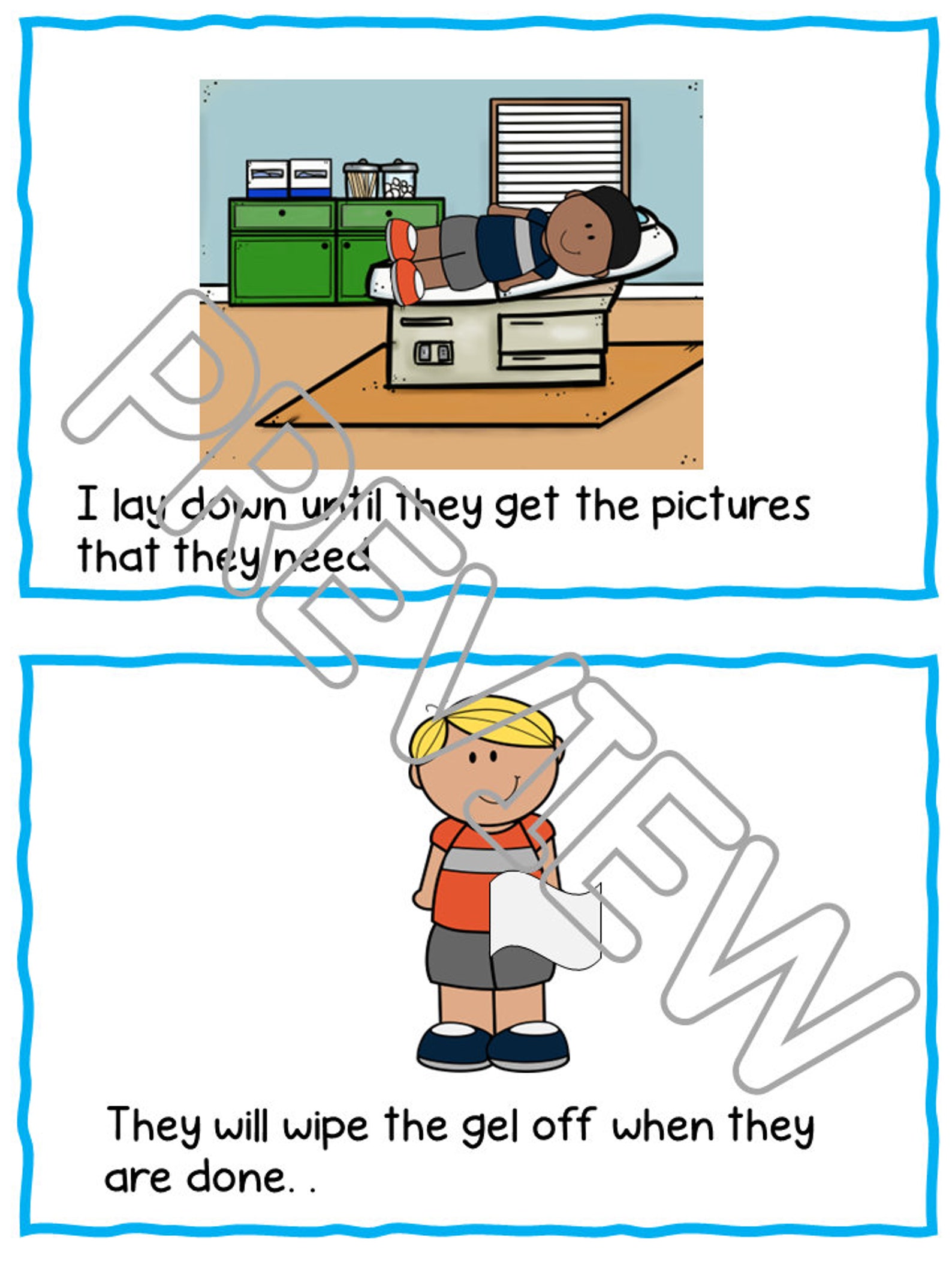 Getting an Ultrasound Social Skills Story, Printable Social Skills ...