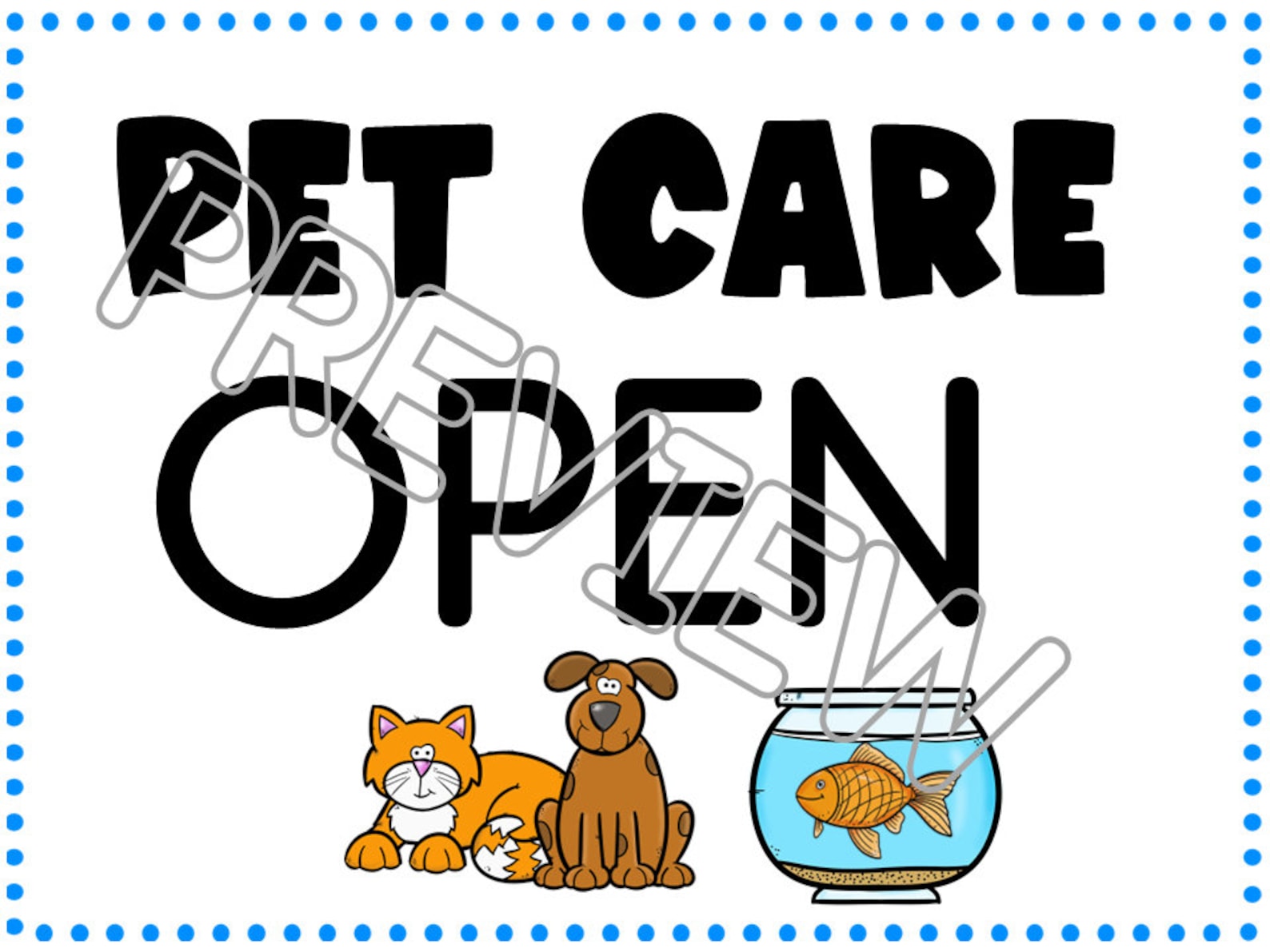 Pet Care Dramatic Play, Pet Store Pretend Play, Pet Adoption Play ...