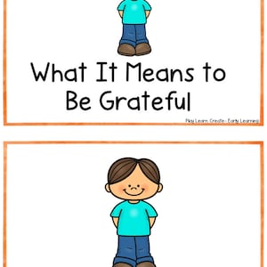 Grateful Social Skills Story, Thankful Social Skills Story, I Am ...
