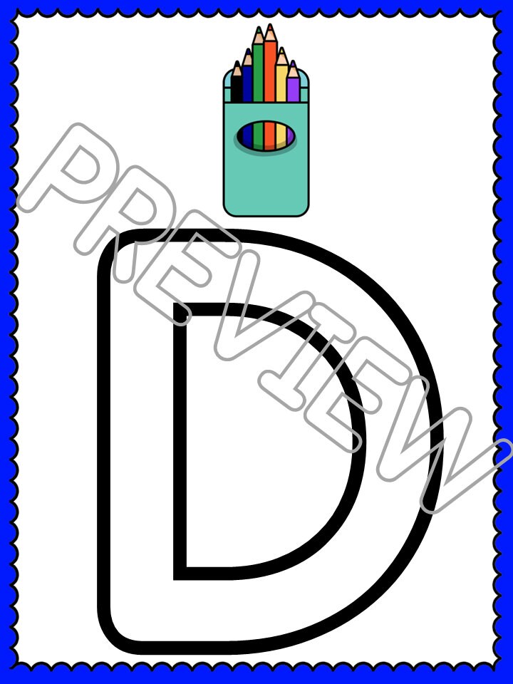 Back to School Playdough Mats, School Supply Theme, Alphabet Playdough ...