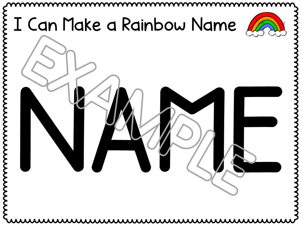 Personalized Name Workbook, Printable Name Book, Editable Name Activity ...