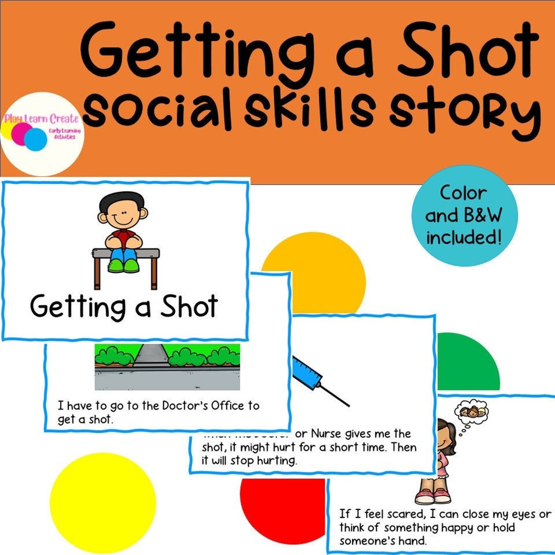 Printable Social Skills Story for Children, Printable Book, Getting a ...