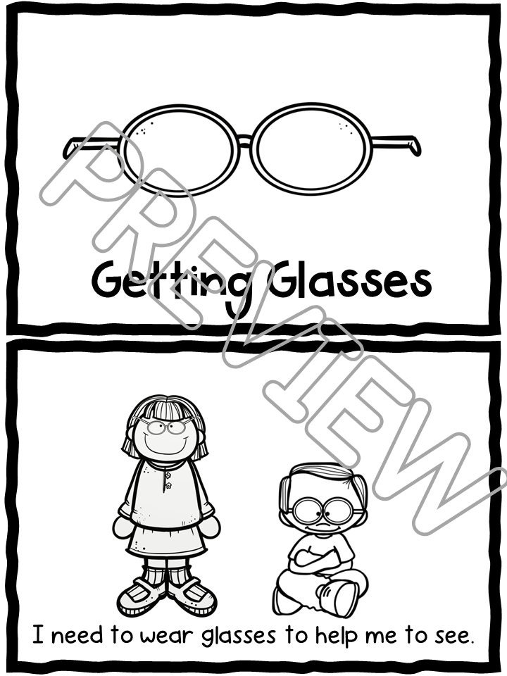 Getting Glasses Social Skills Story, Printable Social Skills Story ...