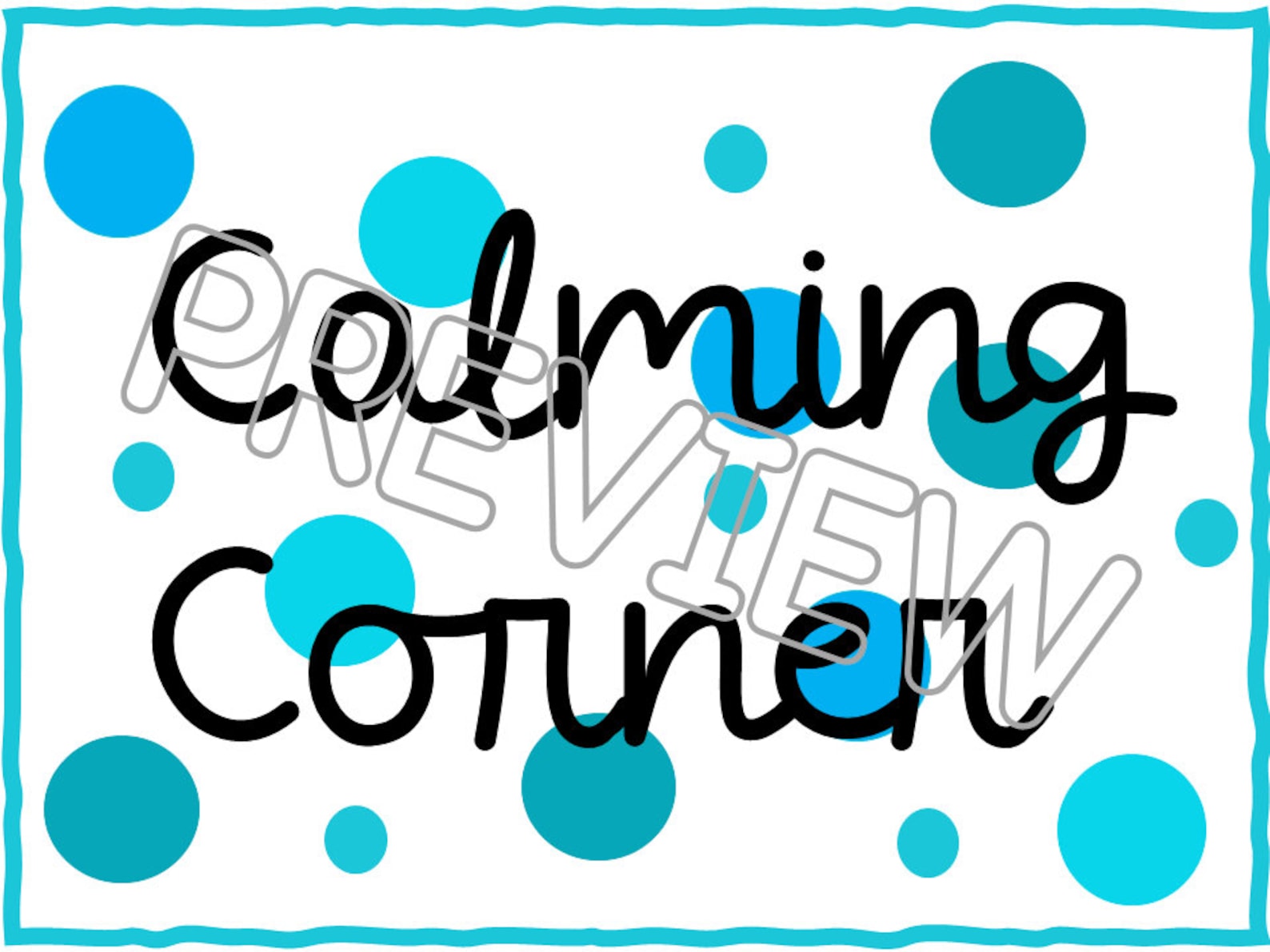 Calm Down Corner Printables, Calming Corner Set, Calming Strategies ...