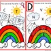 Rainbow Theme Letter Hunt Activity, Rainbow Theme Preschool Center ...