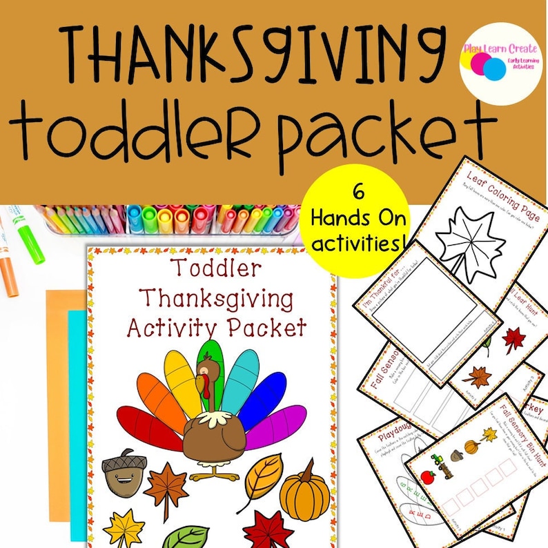 Toddler Thanksgiving Book, Fall, Learning, Toddler Learning Activities ...