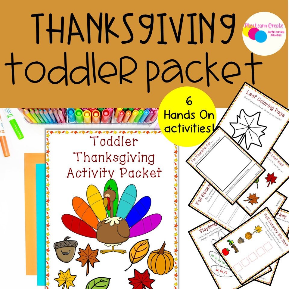 Toddler Thanksgiving Book, Fall, Learning, Toddler Learning Activities ...