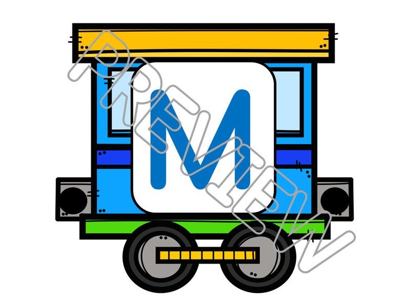 Printable Name Train, Custom Name Train, Train Learning, Train Puzzle ...