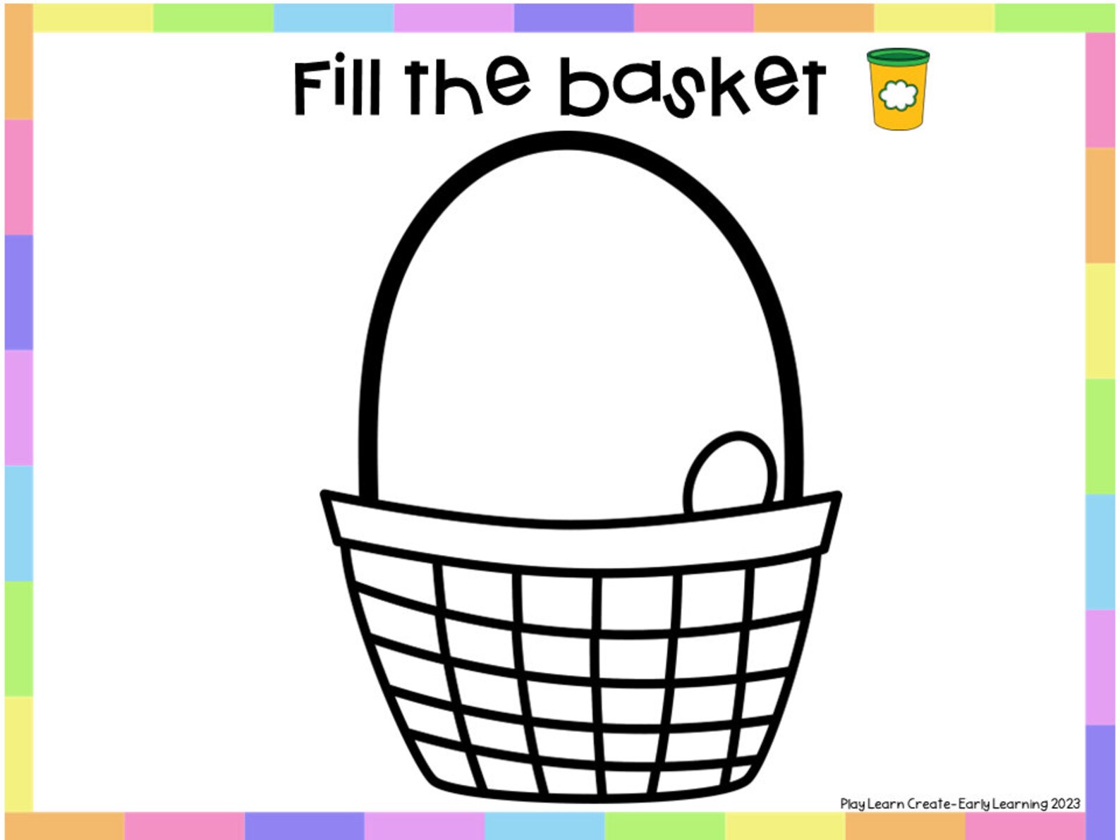 Easter Playdough Mats, Bunny Playdough Mats, Easter Playdough ...