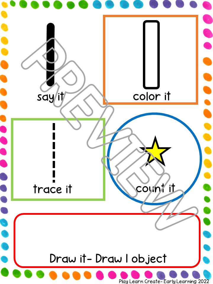 Number Activity Book, Number Printables for Preschool Math ...
