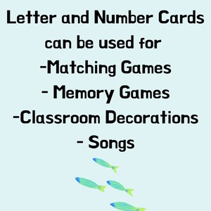 Ocean Theme Learning Game, Letter Match Game, Number Match Game, Ocean ...