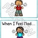 Printable Social Skills Story for Preschool, Feeling Mad, Calming ...