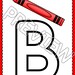 Back to School Playdough Mats, School Supply Theme, Alphabet Playdough ...