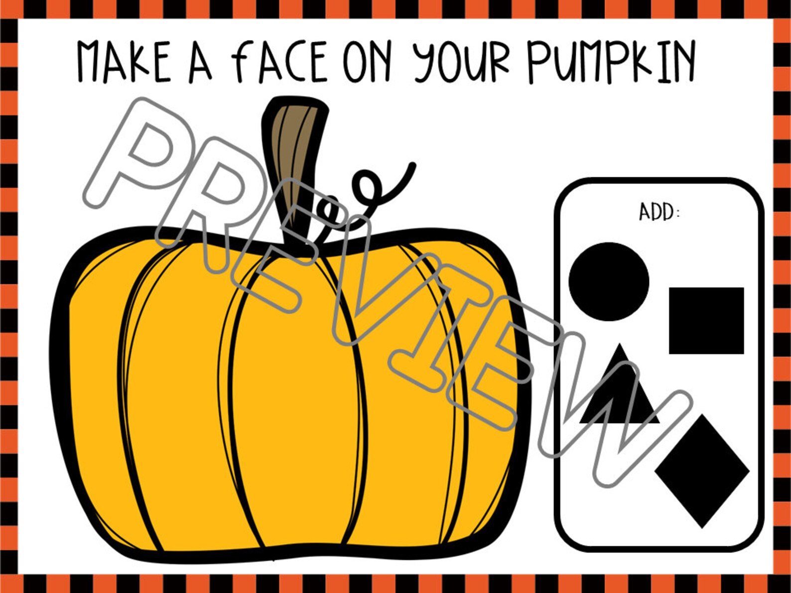 Printable Halloween Playdough Mats, Playdough Activities, Pumpkin ...