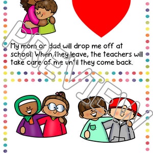 Going to School Social Skills Story, Starting School, First Day of ...