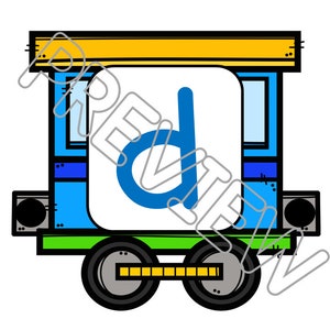 Printable Name Train, Custom Name Train, Train Learning, Train Puzzle ...