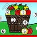 Fall Theme Math Game for Preschool, Roll and Cover Math Activity ...