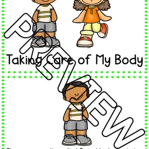 Taking Care of My Body Social Skills Story, Personal Hygiene Social ...