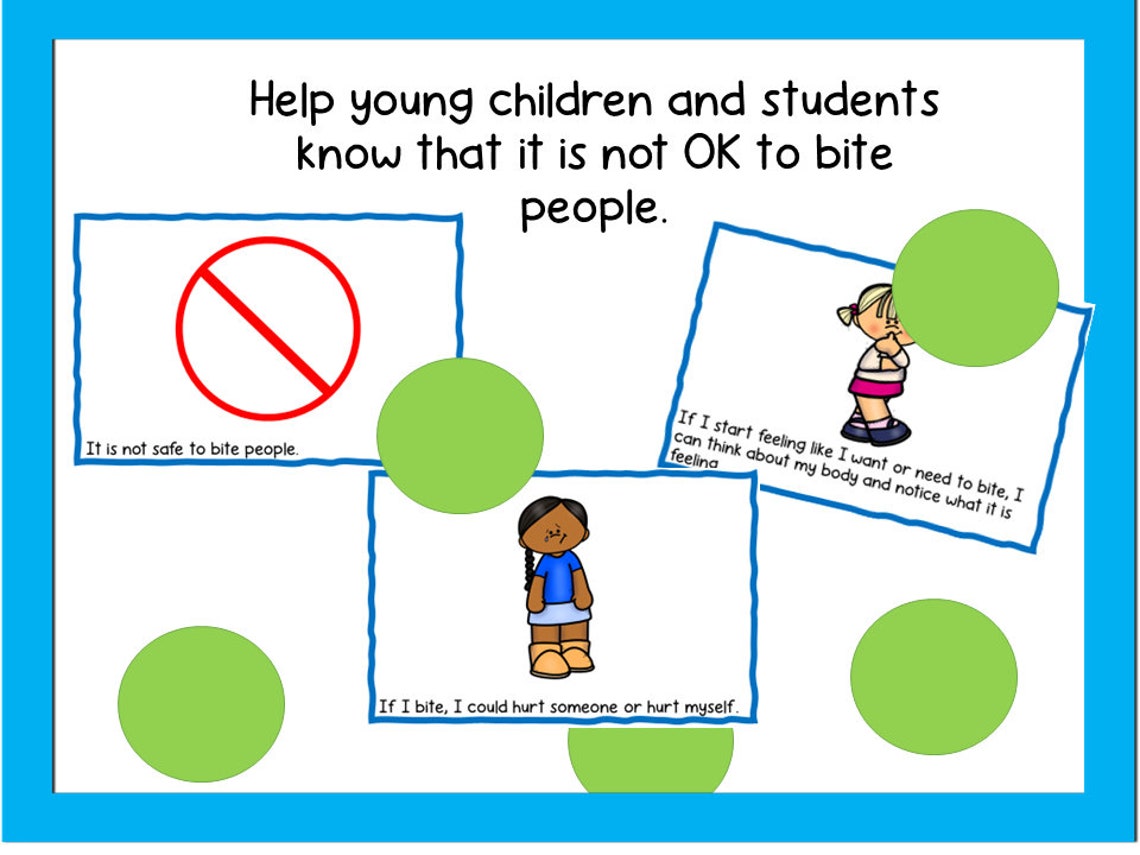 Biting Social Skills Story, Safety Social Skills Story, Safety Visuals ...