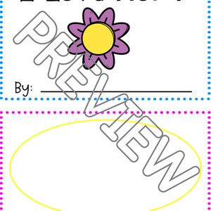 Printable Mother's Day Book, Preschool Mother's Day Project, Mother's ...