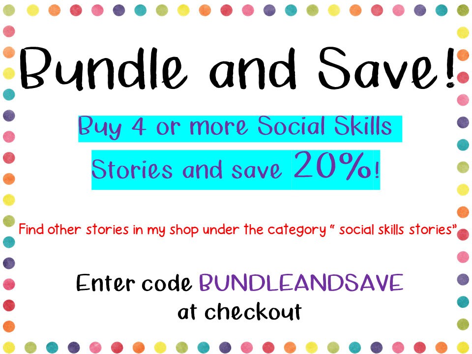 Problem Solving Strategies Social Skills Story Find a - Etsy