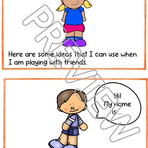 Going to School Social Skills Story, Starting School, First Day of ...