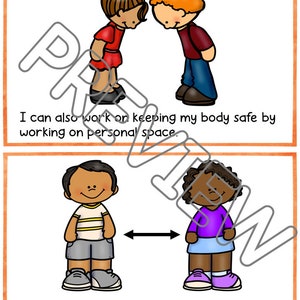Body Awareness Social Skills Story, Body Safety Story, Body Safety ...
