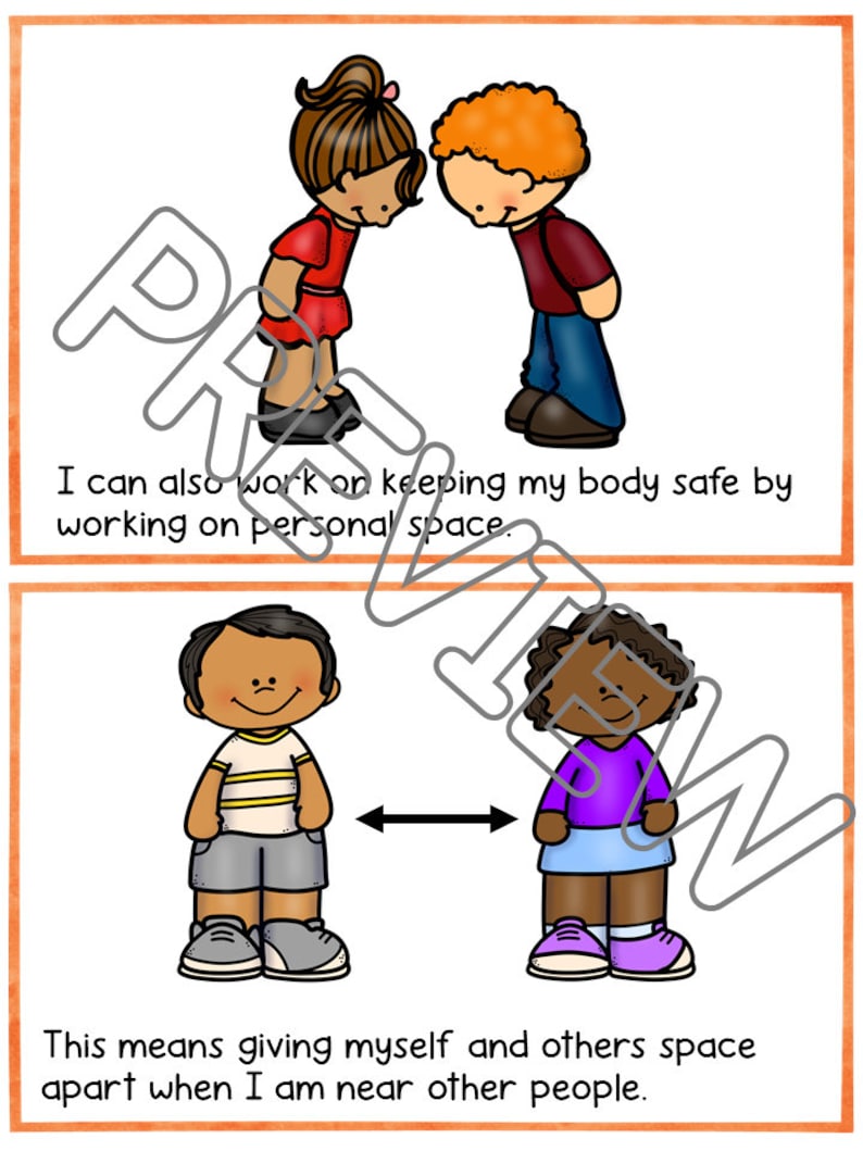 Body Awareness Social Skills Story, Body Safety Story, Body Safety ...