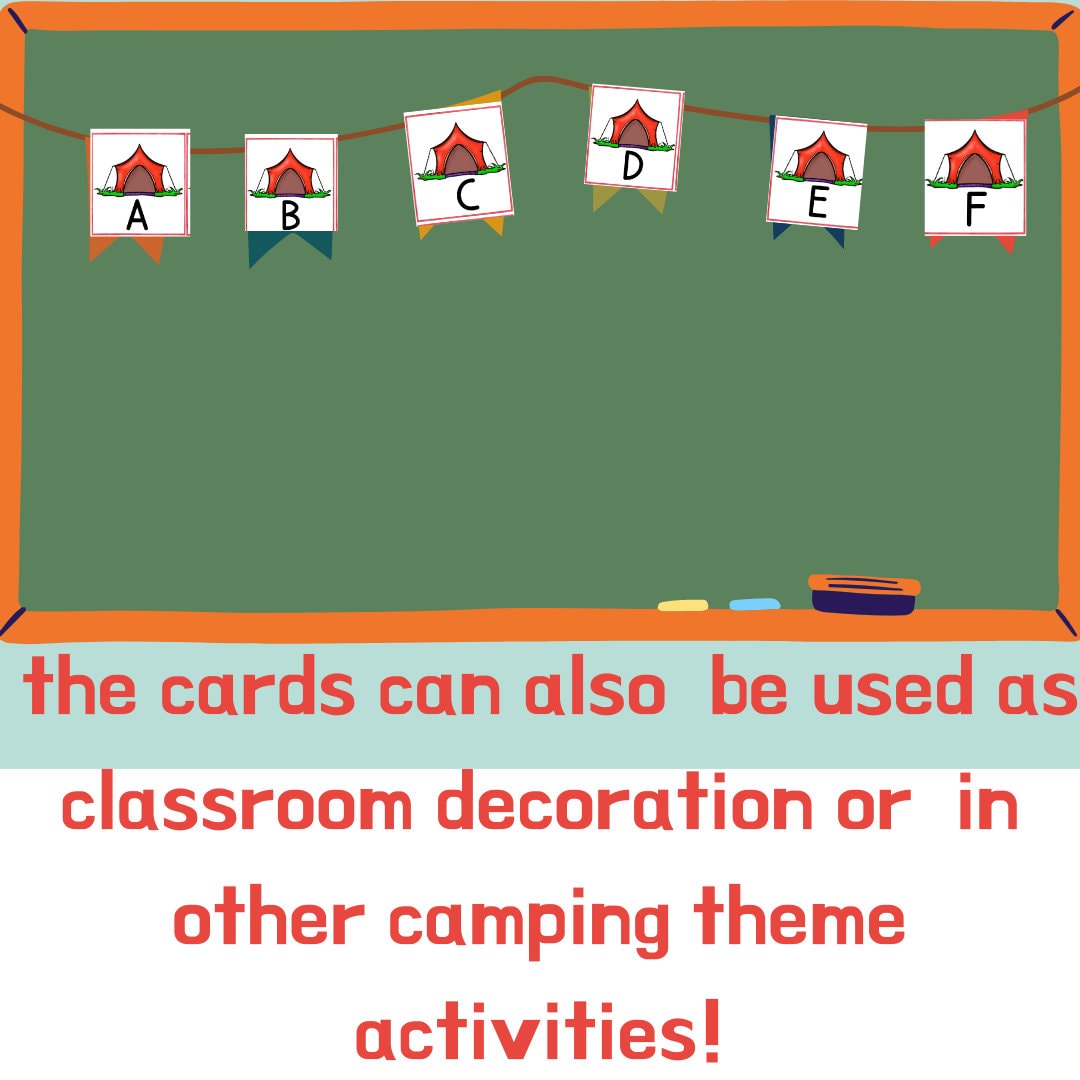 Camping Theme Printables, Printable Letter Activities, Preschool ...