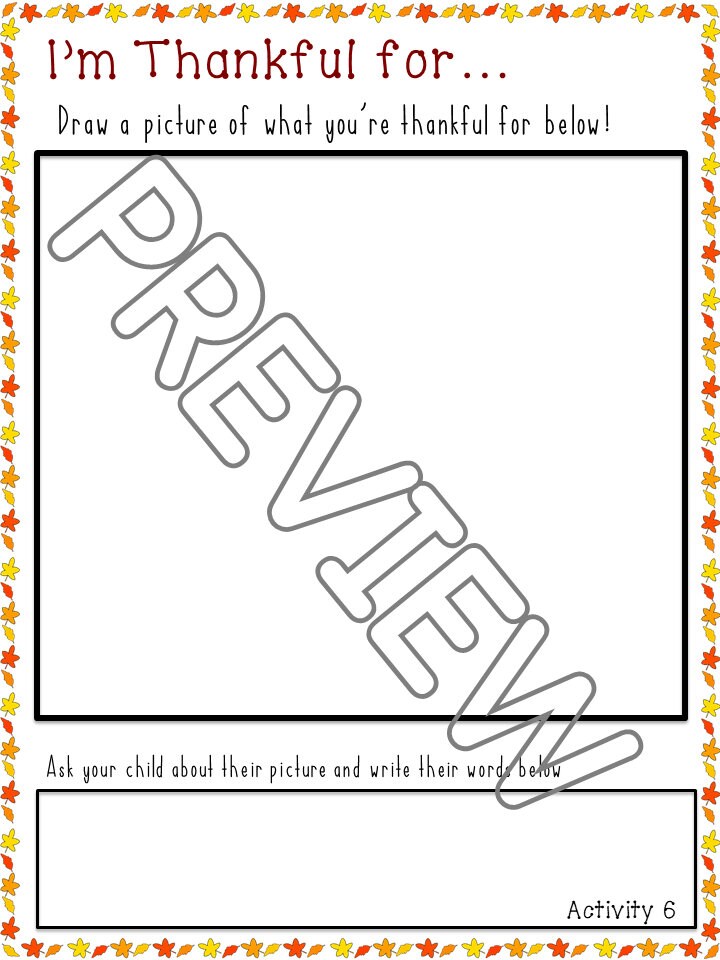 Toddler Thanksgiving Book, Fall, Learning, Toddler Learning Activities ...