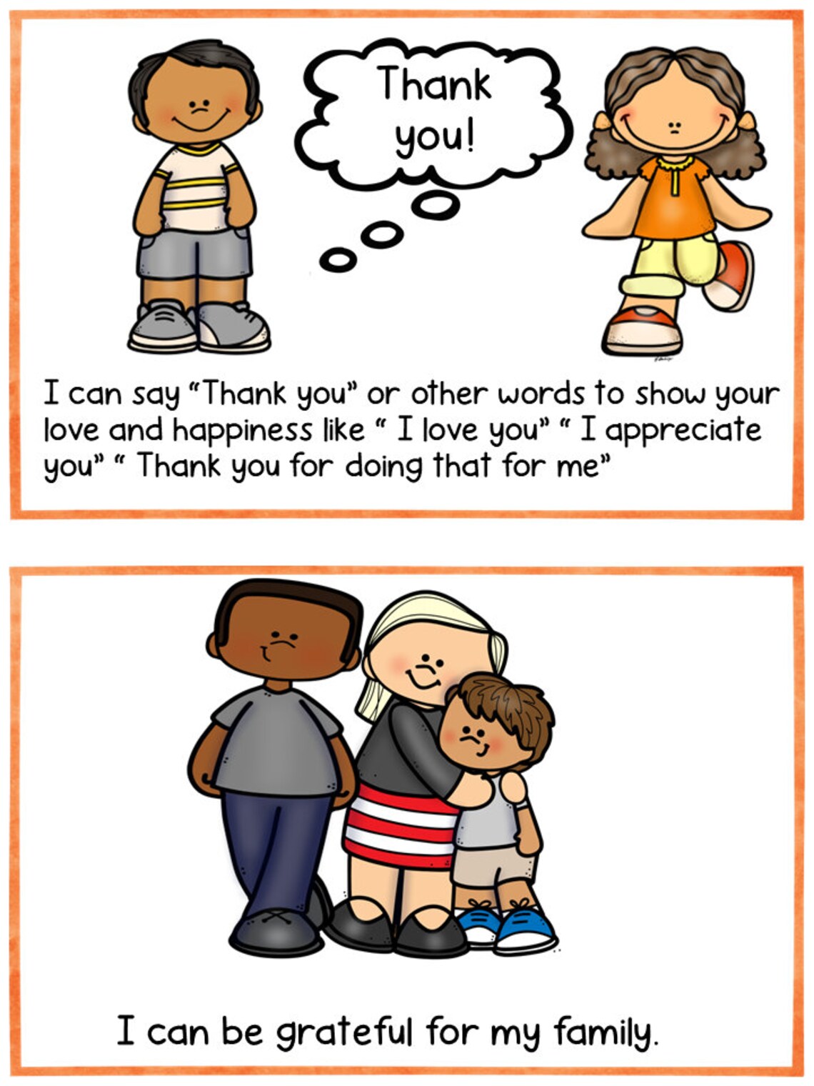 Grateful Social Skills Story, Thankful Social Skills Story, I Am ...